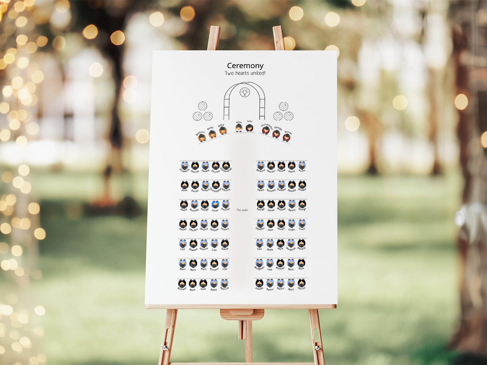 Wedding Ceremony Seating Chart Quick How-to Guide