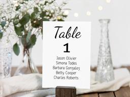 Use Wedding Seating Chart Maker