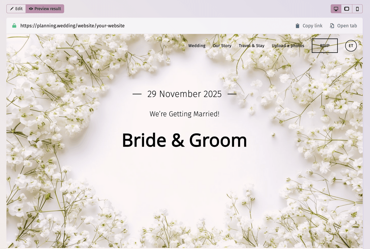 Welcome Message Examples For Wedding Website & Wording Guide - Explore ...