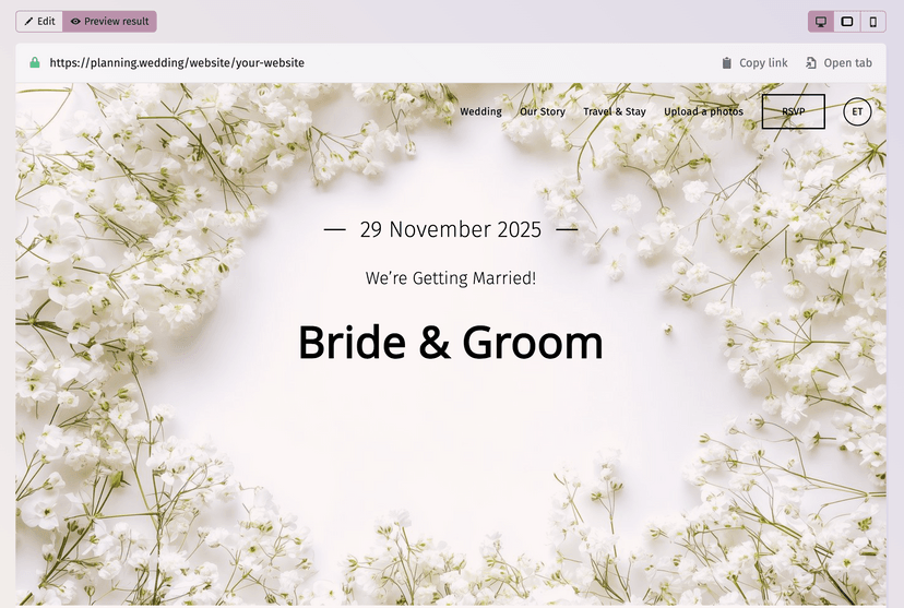 Welcome Message Examples For Wedding Website & Wording Guide - Explore ...