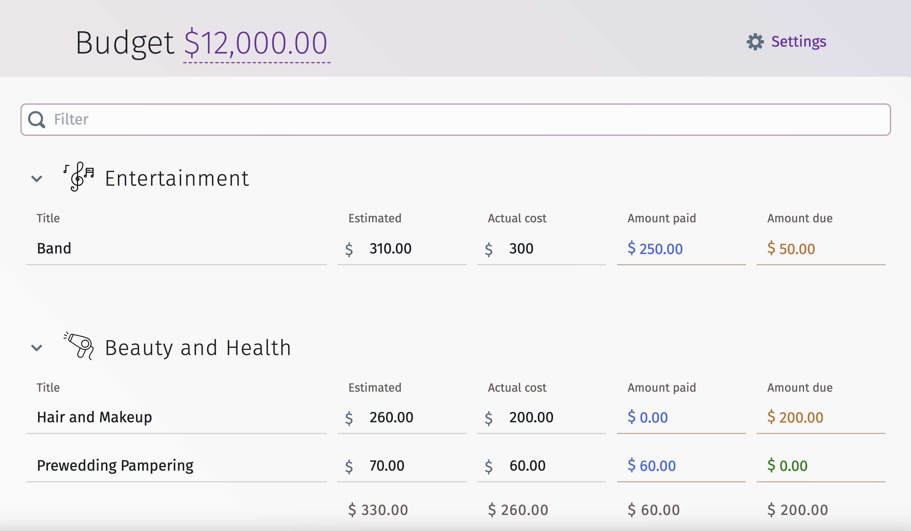 Wedding Budget Breakdown | Wedding Cost Checklist with Percentages