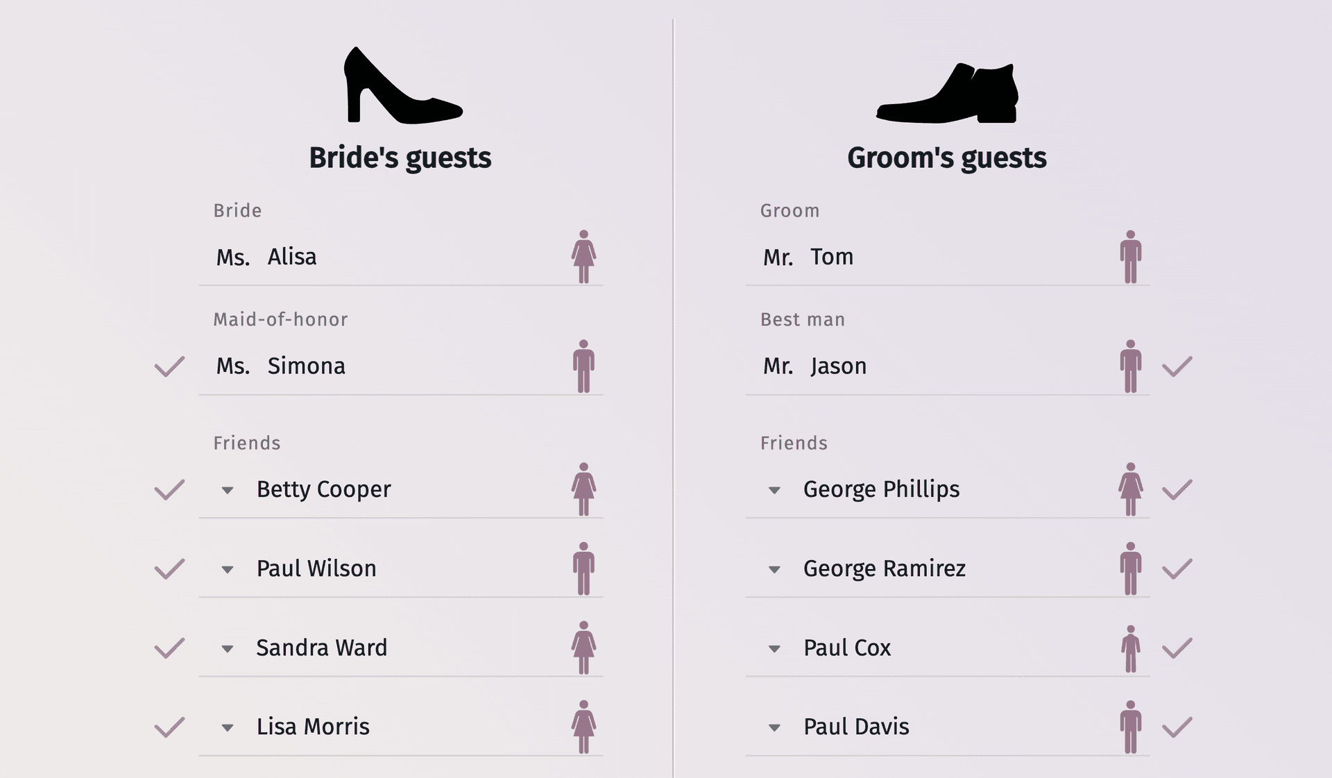 How to Make the Perfect Wedding Guest List (for FREE)