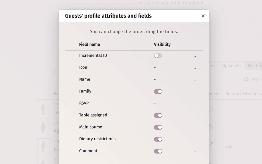 Modèle gratuit de liste d'invités pour un mariage : Organiser les ...