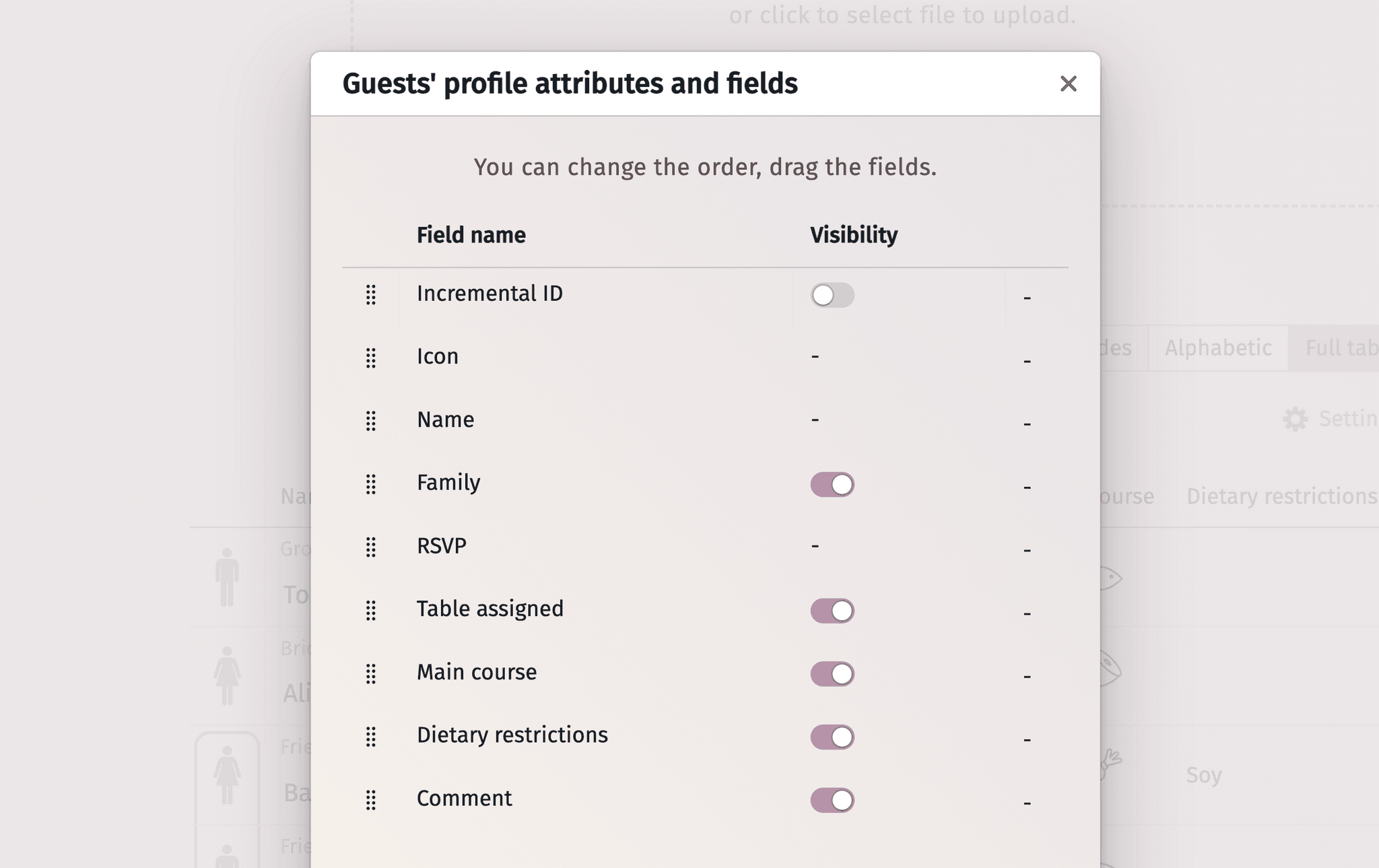 Modèle gratuit de liste d'invités pour un mariage : Organiser les ...