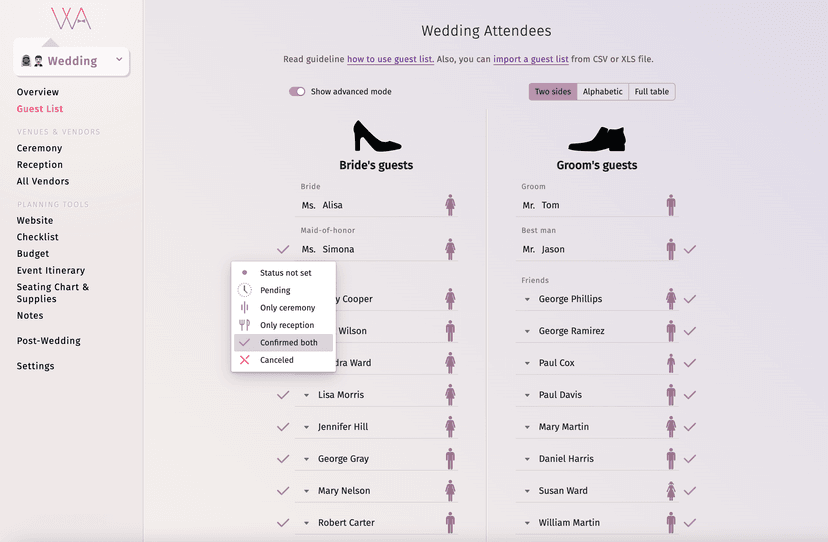 Free Wedding Guest List Template: Organize Invites Like a Pro