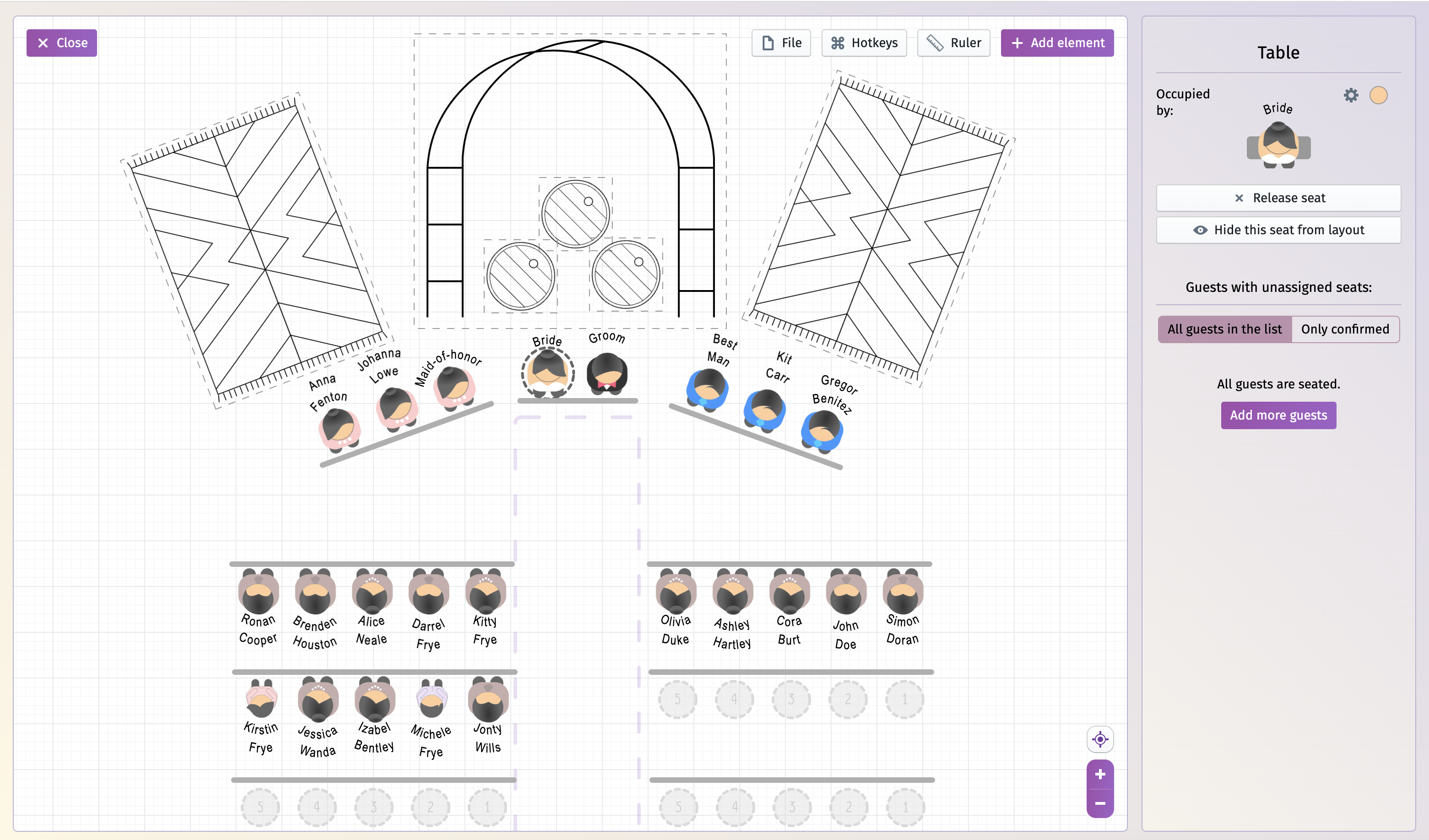 Seating Chart Template