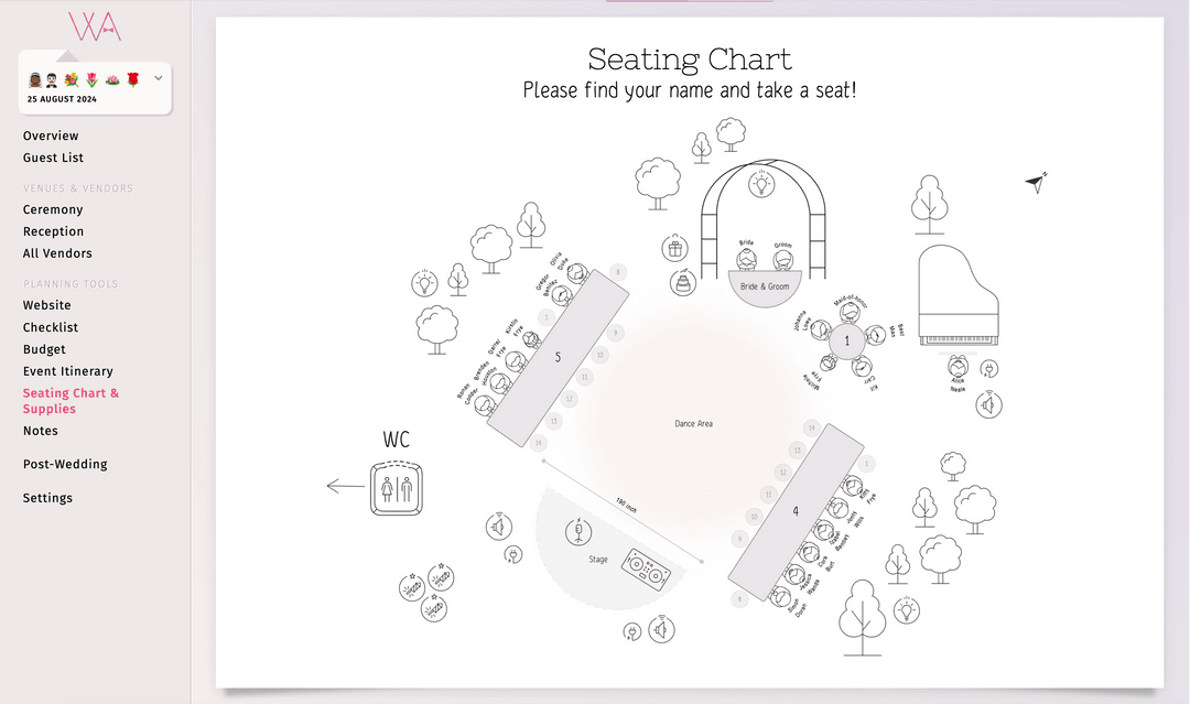 Seating Chart Template