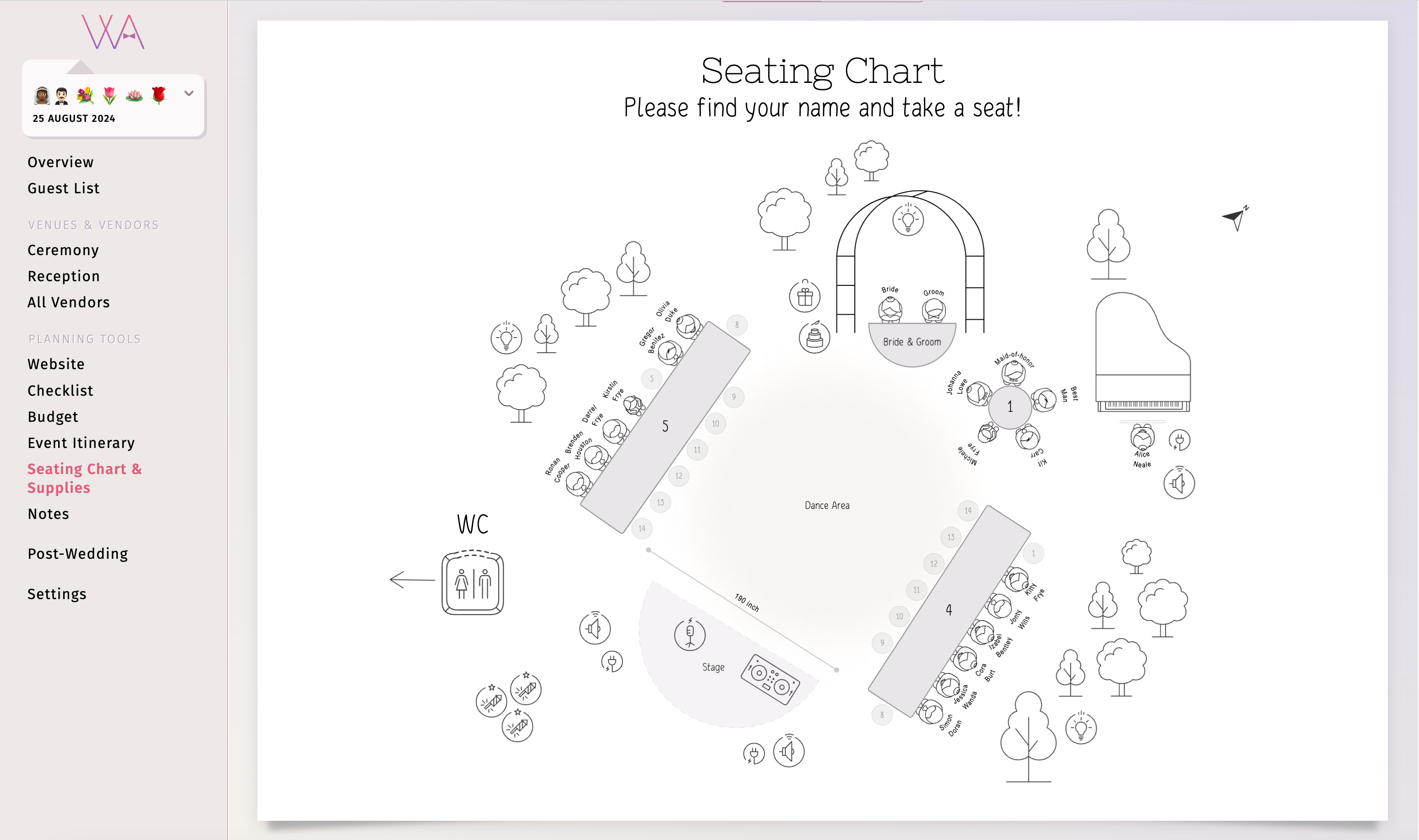 Seating Chart Template