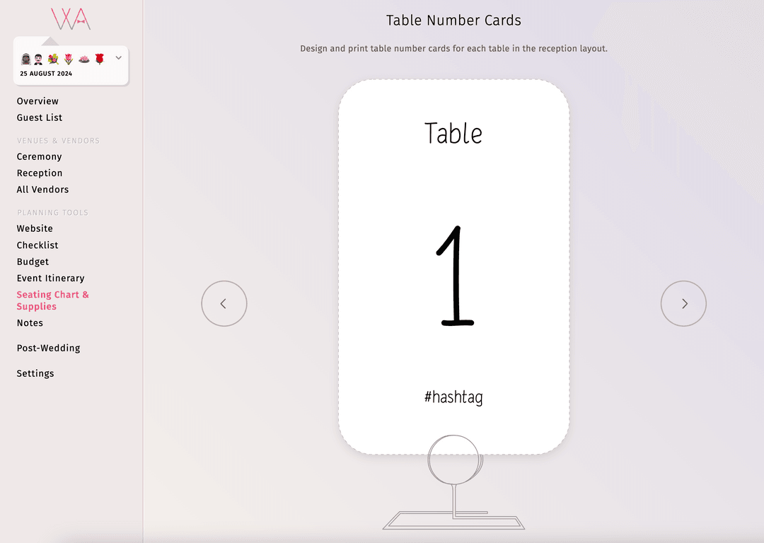 Seating Chart Template