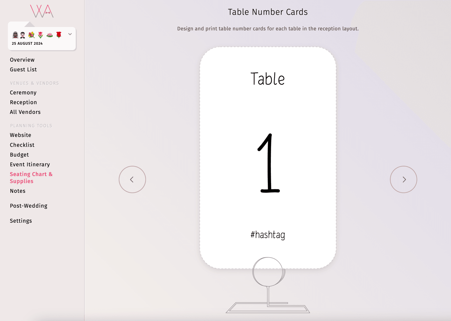 Seating Chart Template