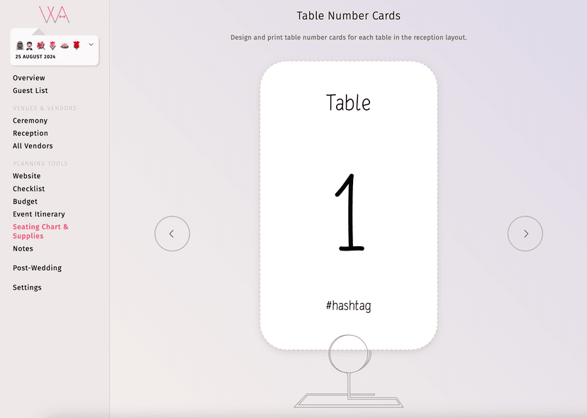Seating Chart Template