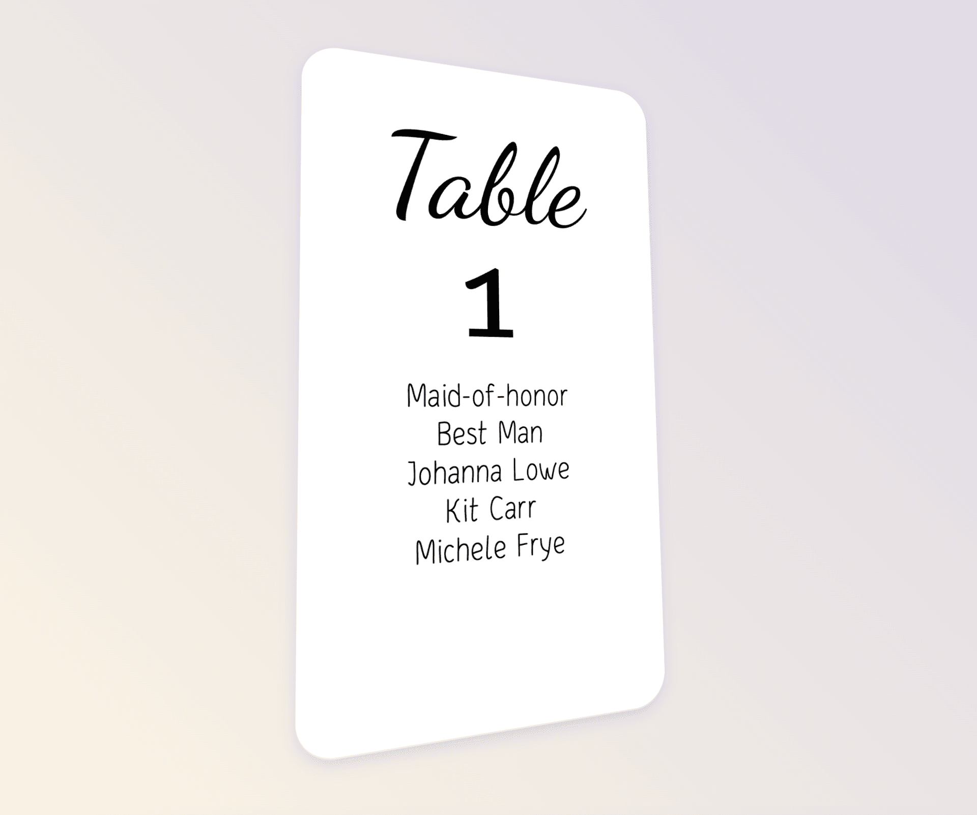 Sjabloon tafelschikking