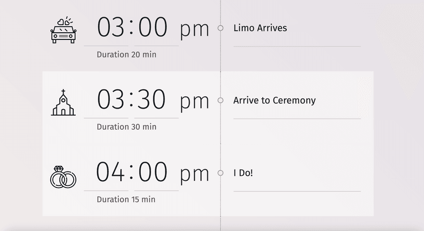 Wedding Ceremony Timeline: How to Order Your I Do's