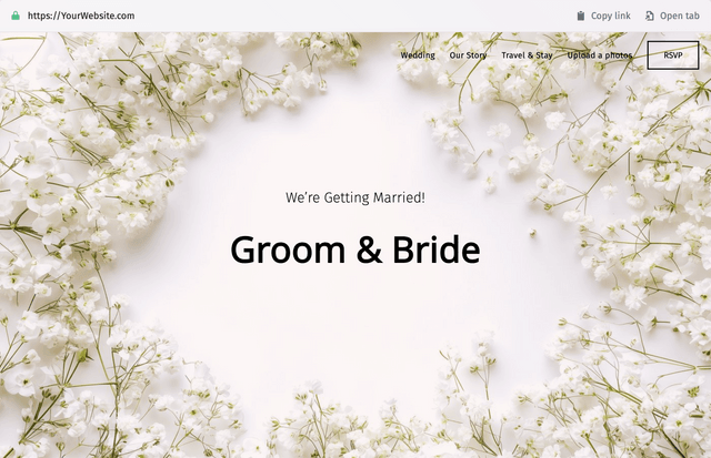 Stunning Wedding Website Examples to Inspire – From the best wedding ...